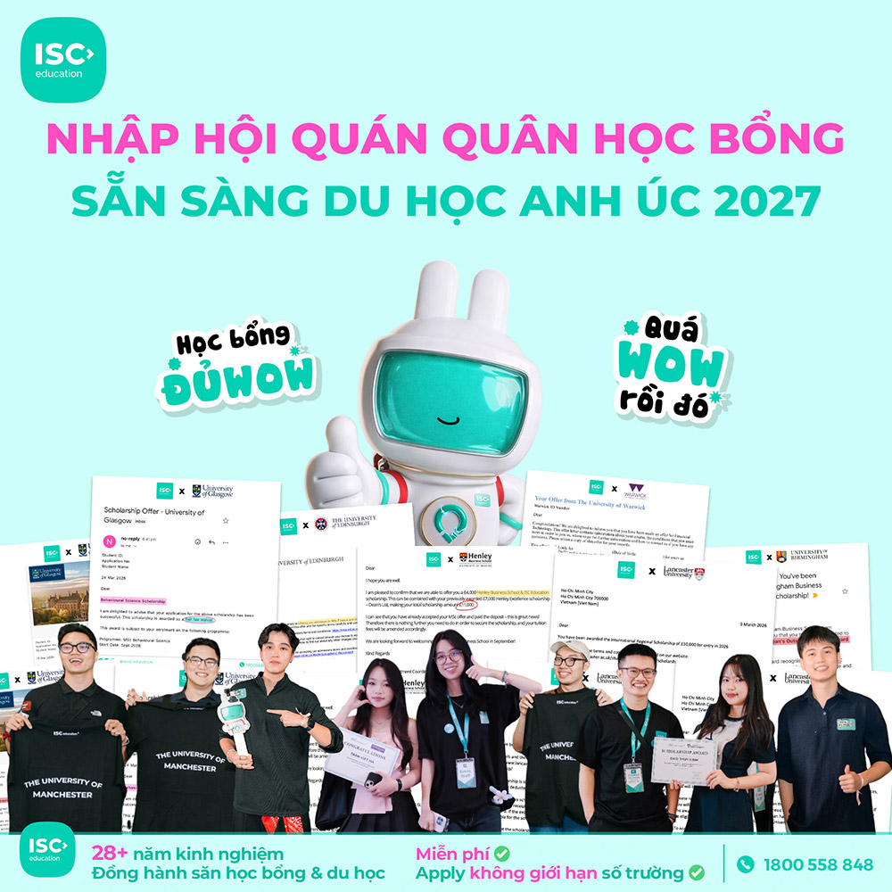ISC - ĐỐI TÁC TUYỂN SINH CHÍNH THỨC CỦA TẤT CẢ CÁC TRƯỜNG UK | ISC ...